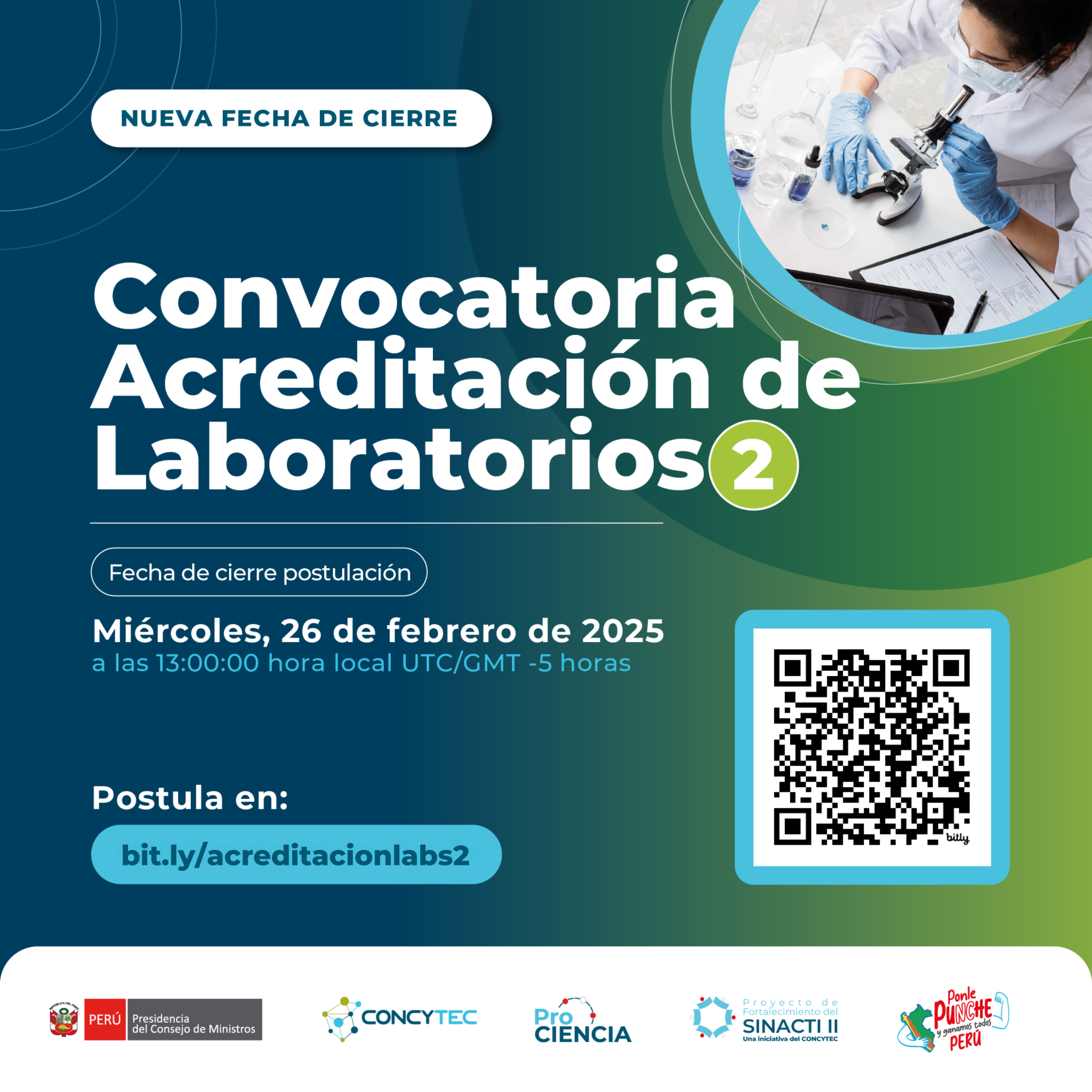 Acreditación de Laboratorios 2 – Prociencia